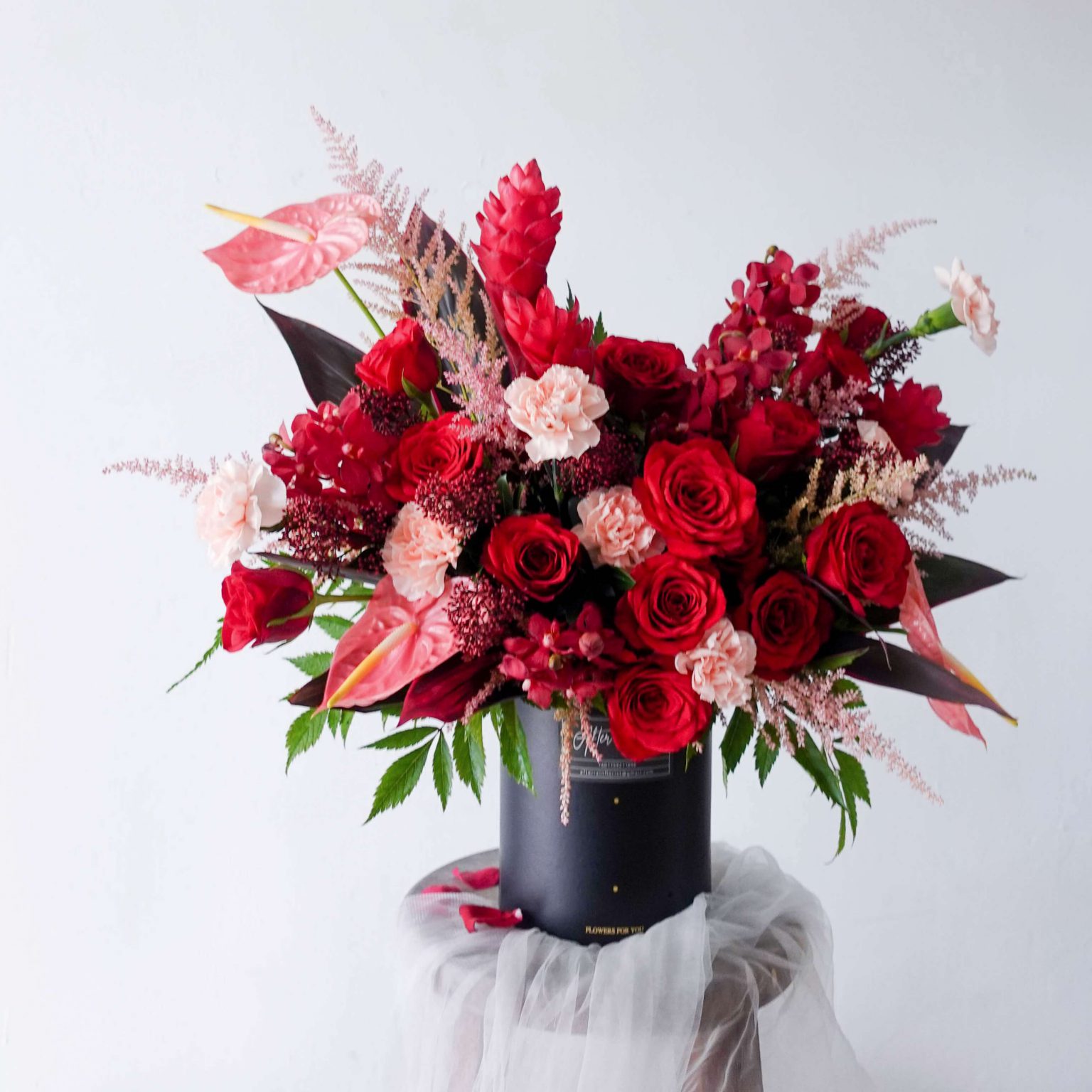 Romantic Love Fresh Rose Bouquet | AfterRainFlorist