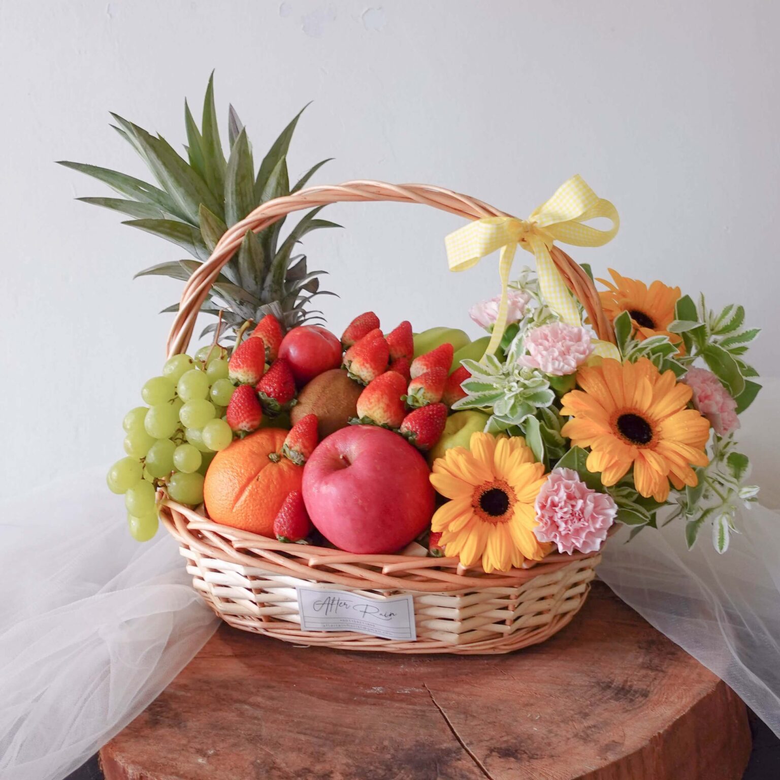 Rosa Fruit & Flower Basket | Fruit Basket Petaling Jaya | Online Florist